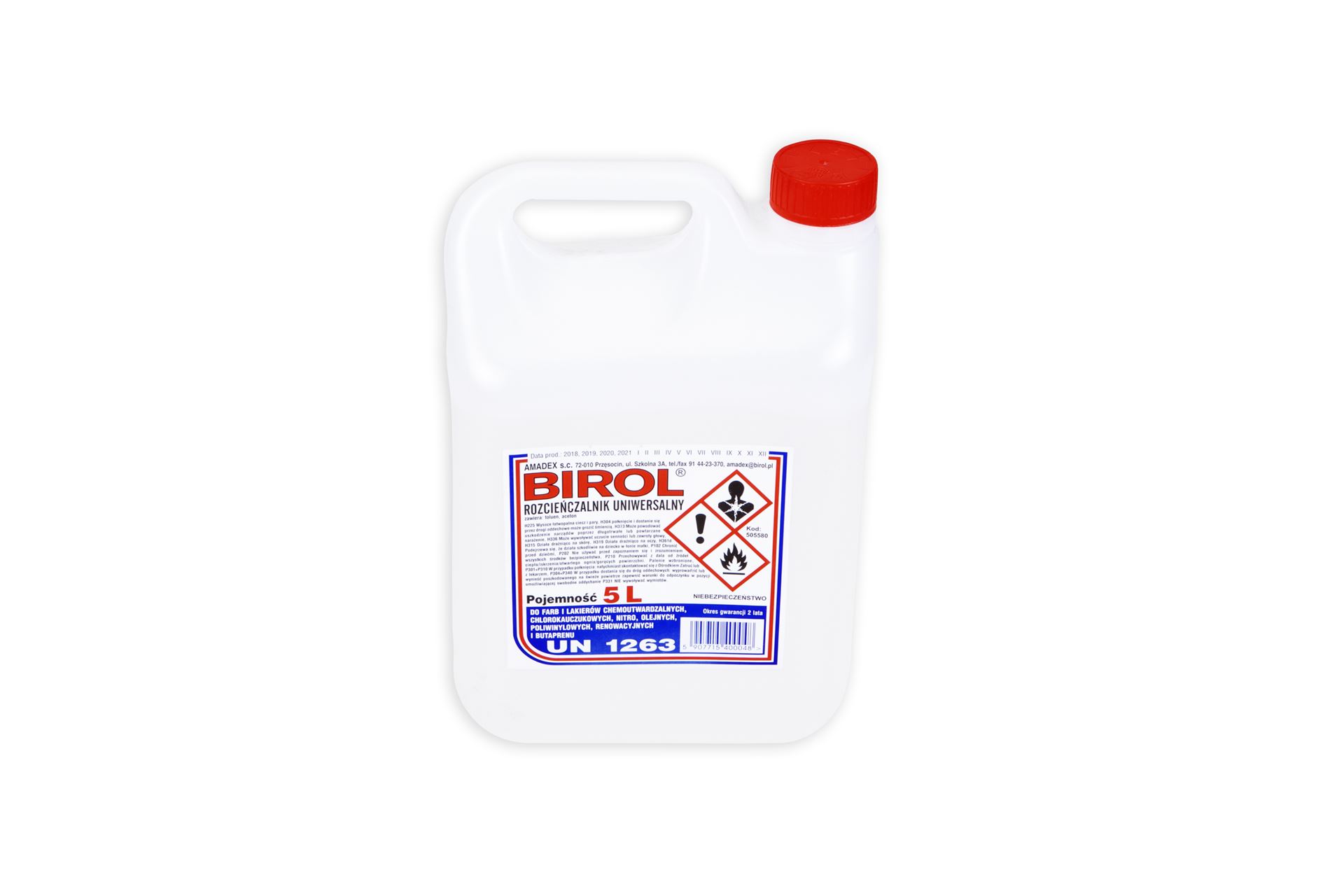 ROZPUSZCZALNIK Rozpuszczalnik Birol 5L - sklep rolniczy Korbanek