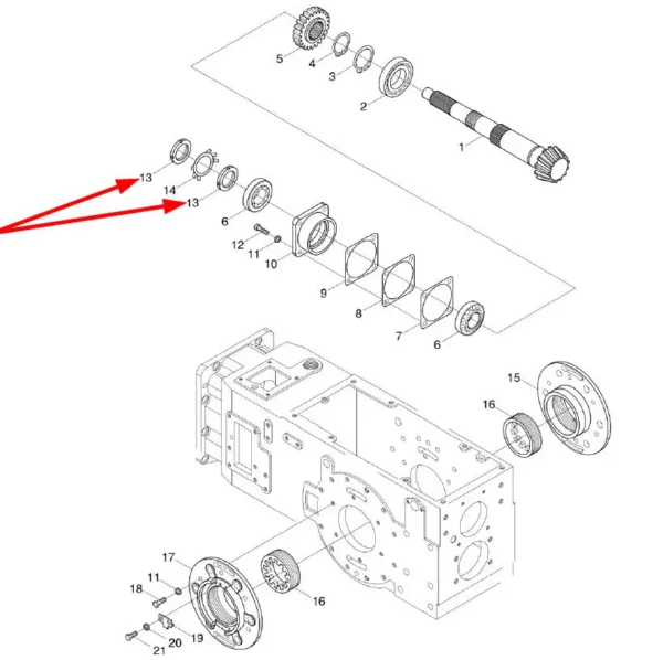 GBT812-M39X1.5 Nakrętka zabezpieczjąca M39 x 1,5 - sklep rolniczy Korbanek