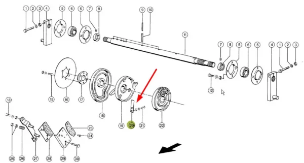813569.0 Osłona tarczy krzywkowej supłacza - sklep rolniczy Korbanek