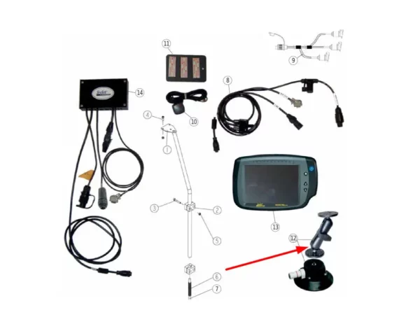 721987 Uchwyt do konsoli MATRIX 840GSS - sklep rolniczy Korbanek