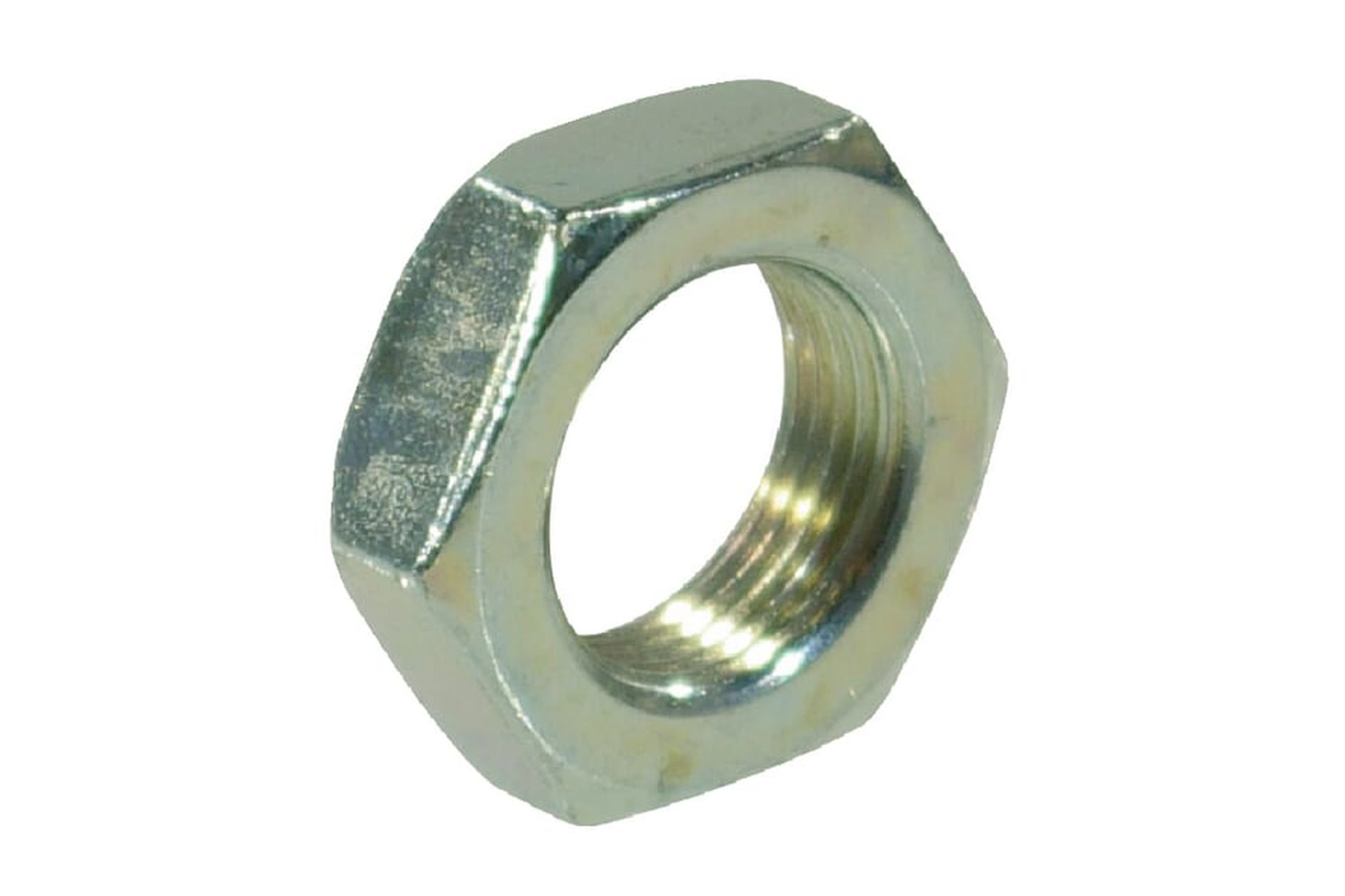439B242L Low hexagonal nut DIN439 steel galvanized M24x2.00 left-hand ...