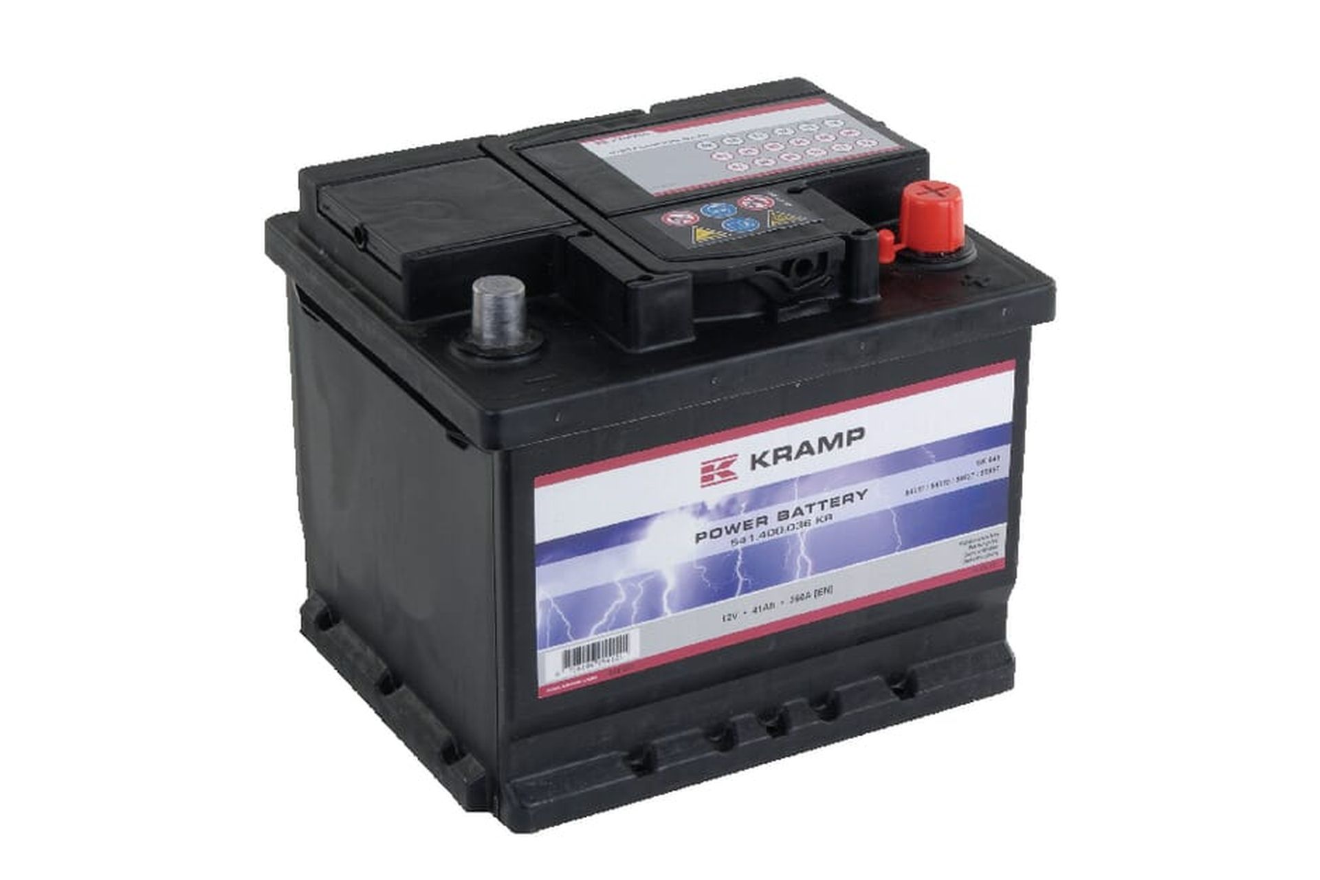 541400036KR Akumulator 12V 41Ah 360A Kramp - sklep rolniczy Korbanek
