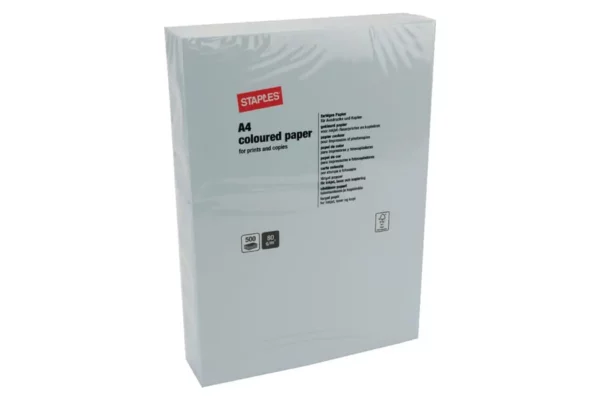 600308ST Papier format A4 Staples, jasnoniebieski 500 szt. - sklep ...
