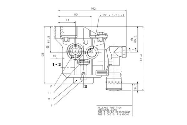 9710027010 Zawór hamulcowy przyczepy - sklep rolniczy Korbanek