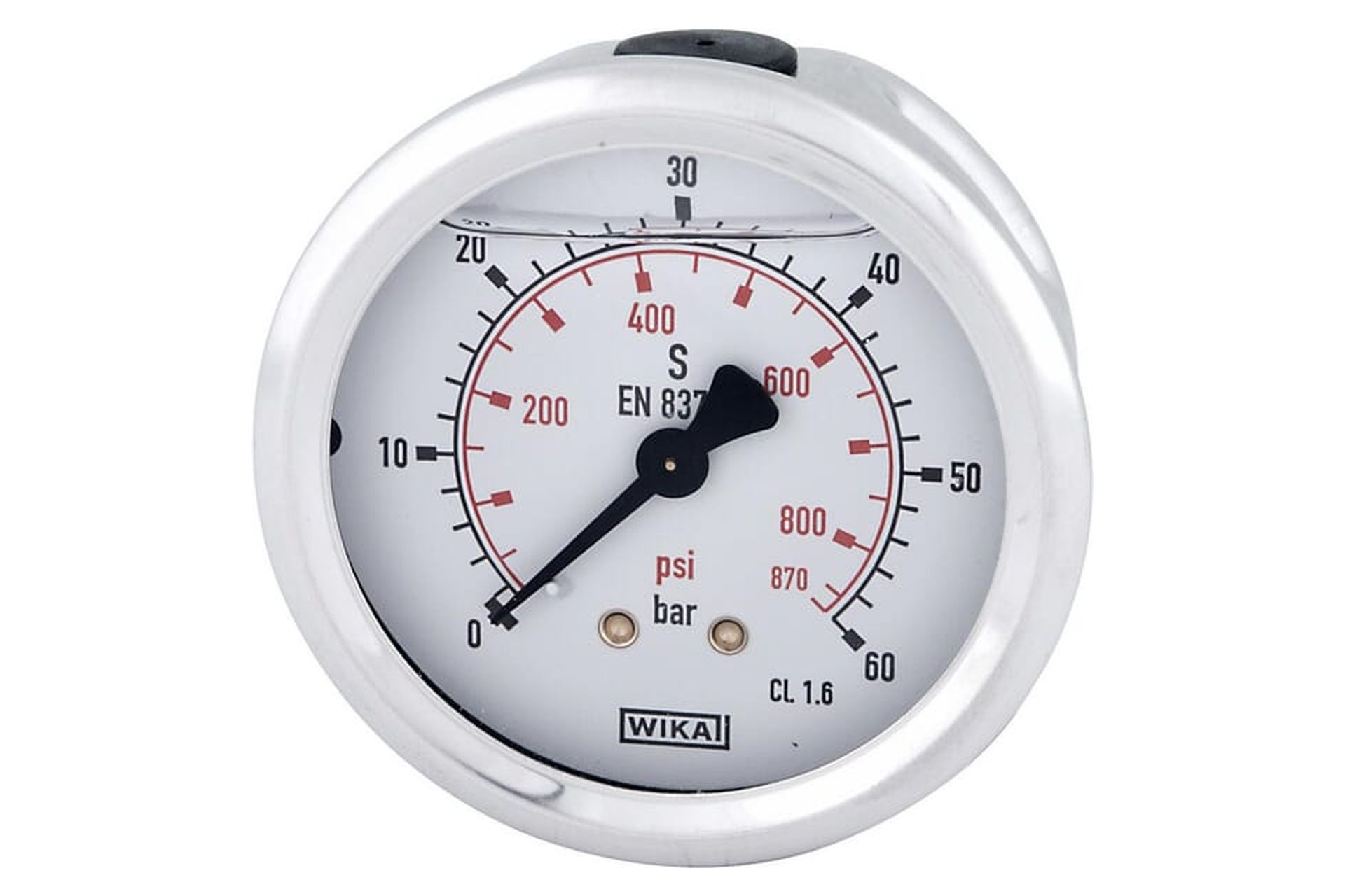 B711W063060T Manometr glicerynowy, o63 mm, 60 bar, przyłącze tylne 1/4" - sklep rolniczy Korbanek