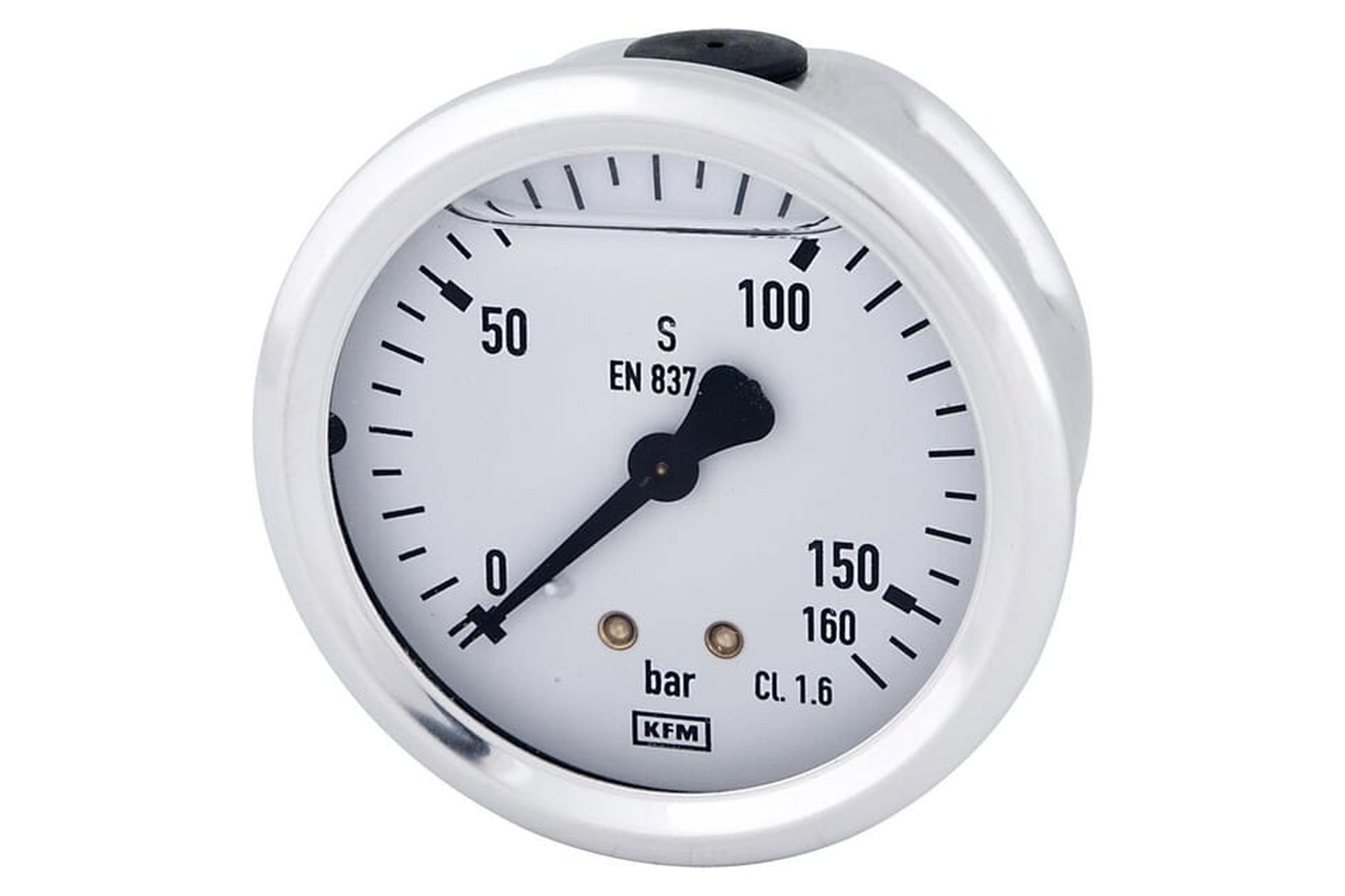 B711W063160T Manometr glicerynowy, o63 mm, 160 bar, przyłącze tylne 1/4" - sklep rolniczy Korbanek