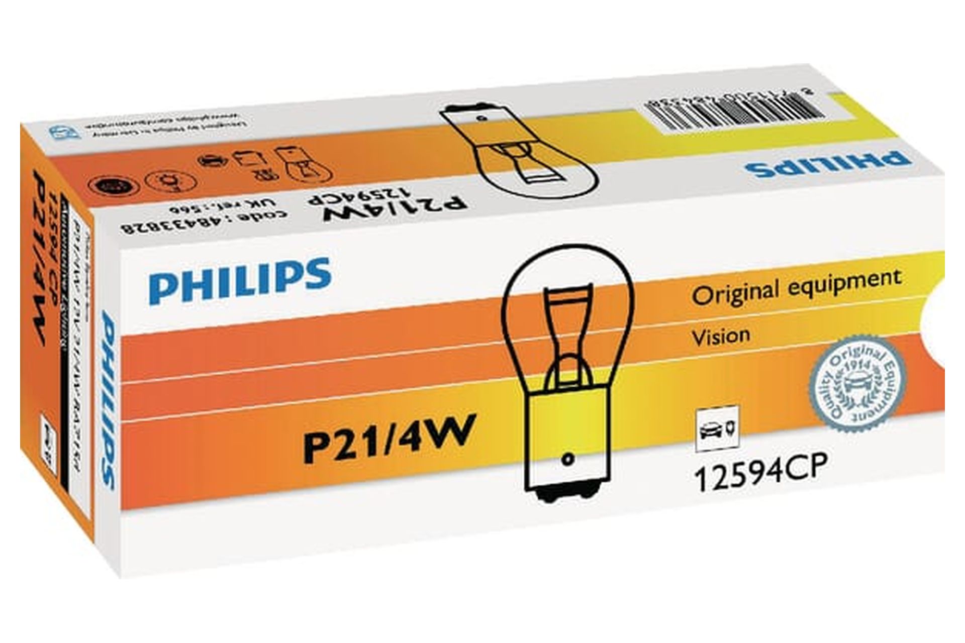 GL12594 Żarówka 12V P21/4W 21/4W BAZ15d Philips - sklep rolniczy Korbanek