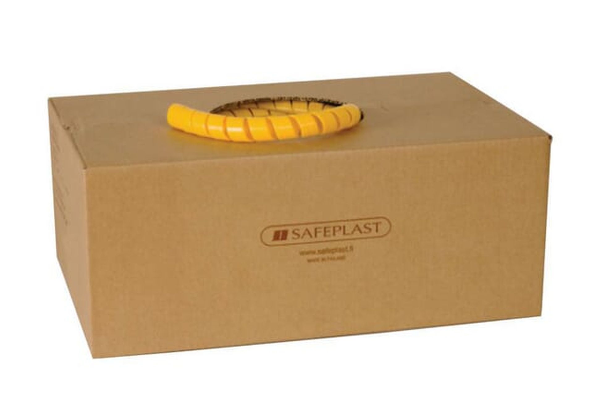 KBV16GP025 Osłona spiralna węża typ KBV żółta Safeplast, 16-22 mm 25 m ...