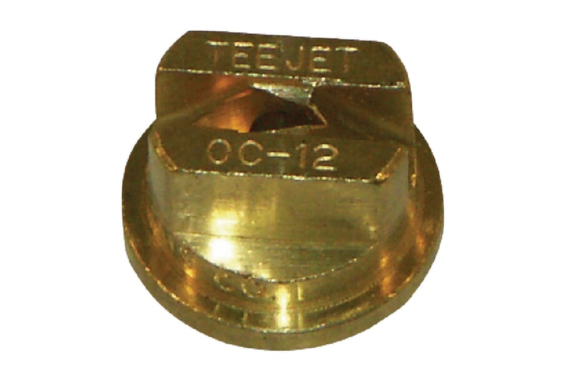 OC12 Rozpylacz płaskostrumieniowy brzegowy OC 80° 12 mosiężny TeeJet ...