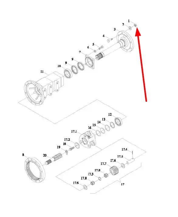 GBT6176-M16X1.5-10-A3L Nakrętka piasty prawy gwint M16 x 1.5 - sklep rolniczy Korbanek