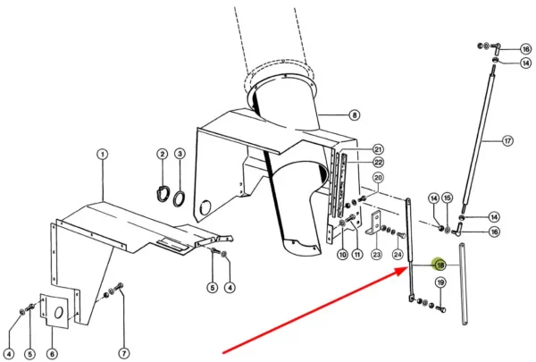792456.0 Siłownik gazowy - sklep rolniczy Korbanek