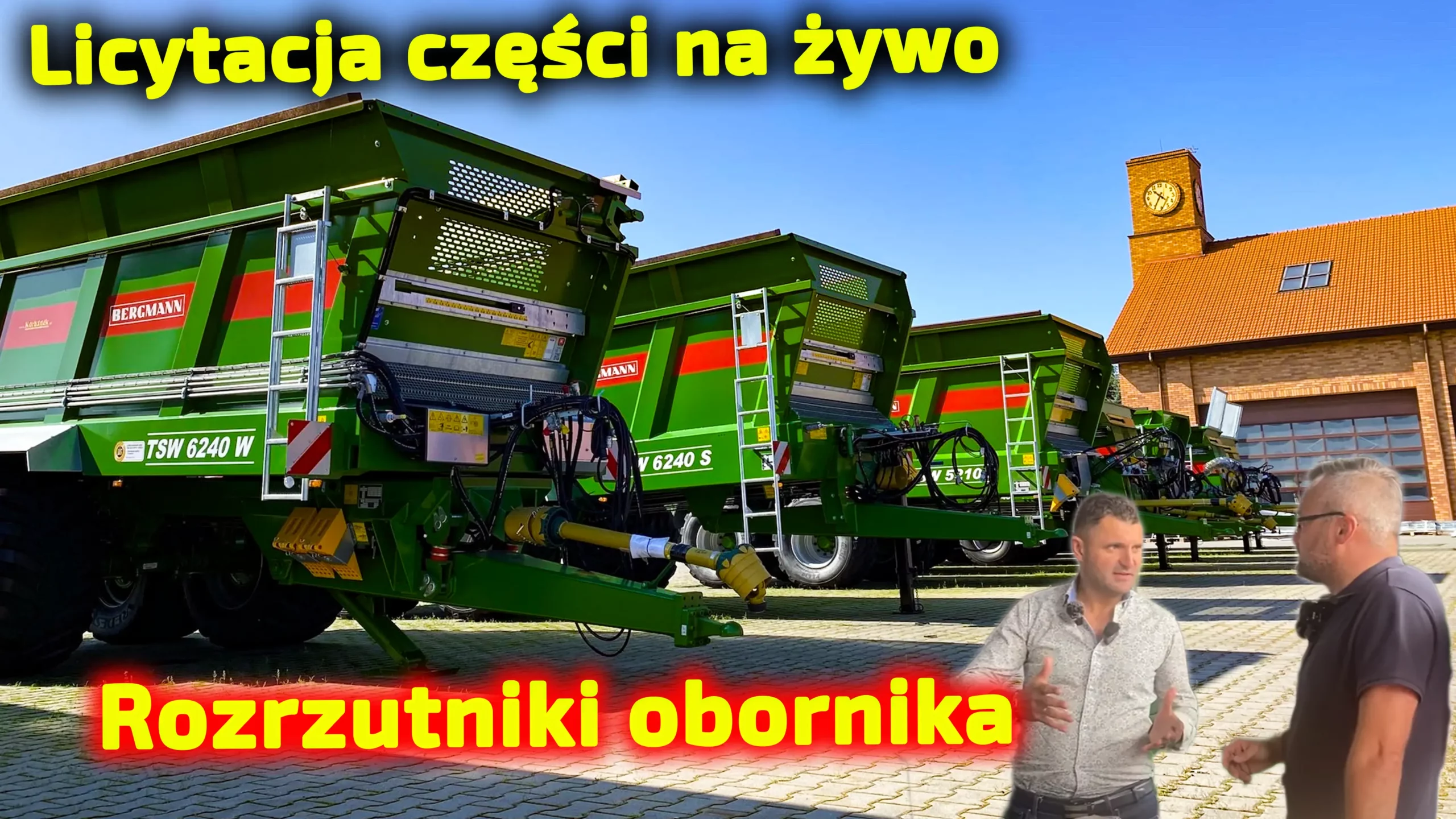 Licytacja części na żywo 👉 rozrzutniki obornika - sklep rolniczy Korbanek