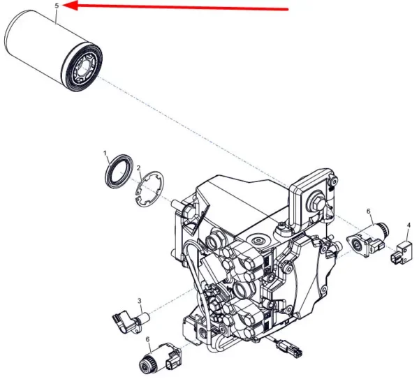 HF35368 Filtr oleju hydrauliki - sklep rolniczy Korbanek